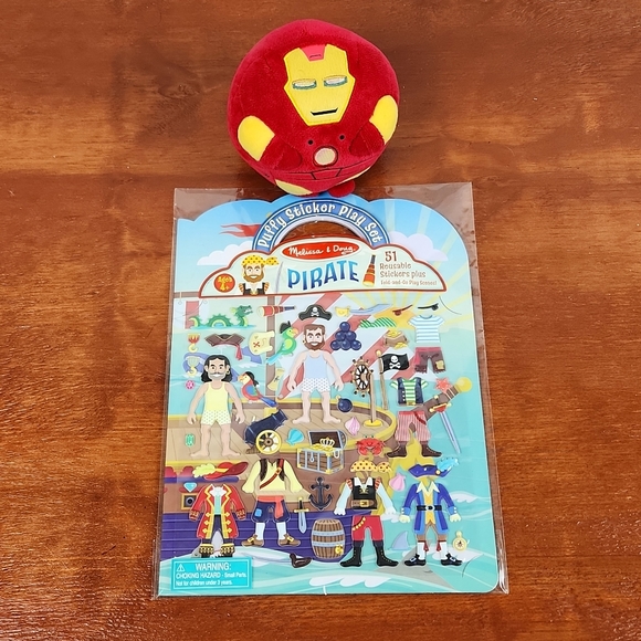 Melissa & Doug | Toys | Melissa Doug Pirate Reusable Sticker Play Set ...